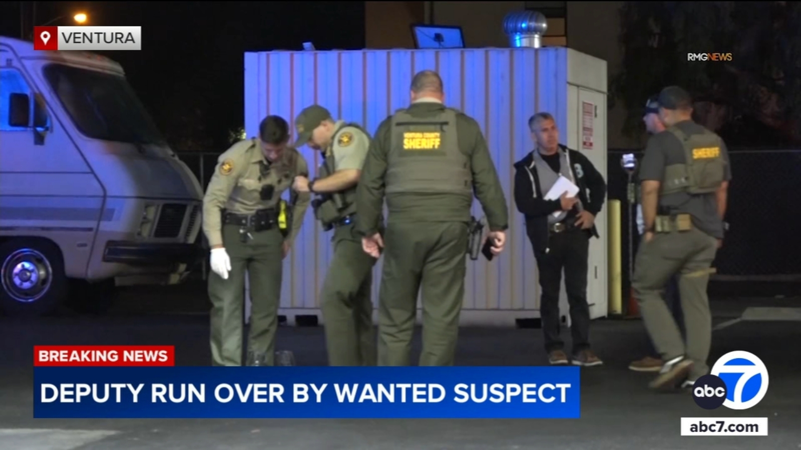 Ventura County sheriff's deputy hospitalized after being run over by ...