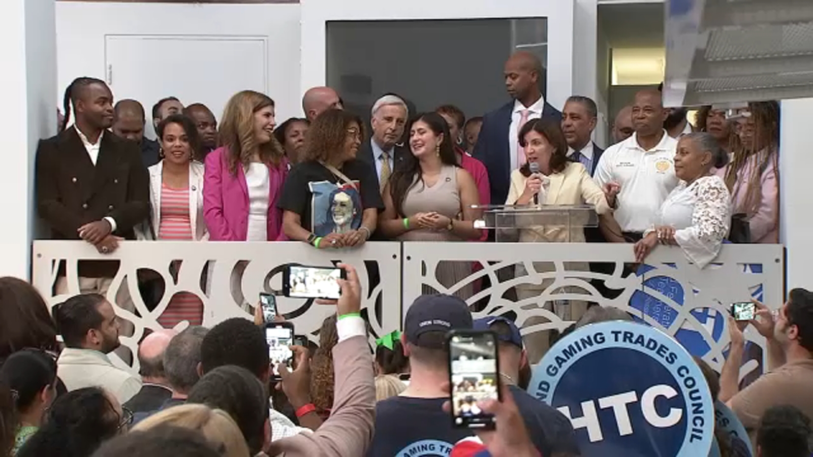 New York Democrats hold campaign kickoff for Vice President Kamala ...