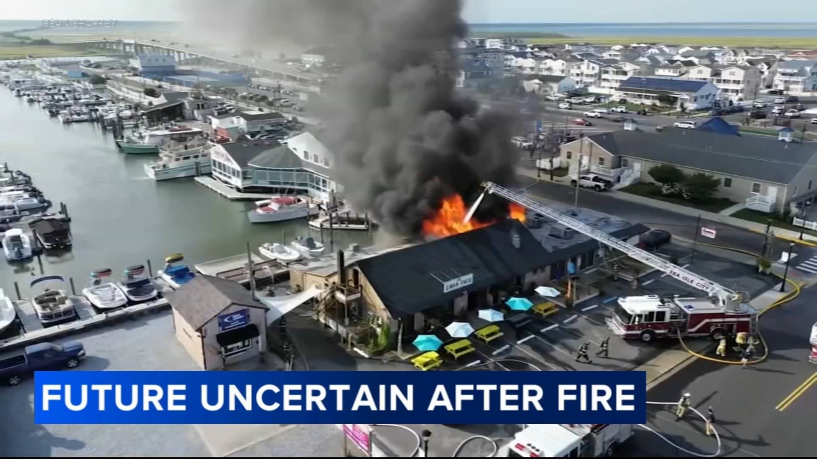 Sea Isle City fire: Massive blaze damages Casa Taco and Casino Pizza on ...