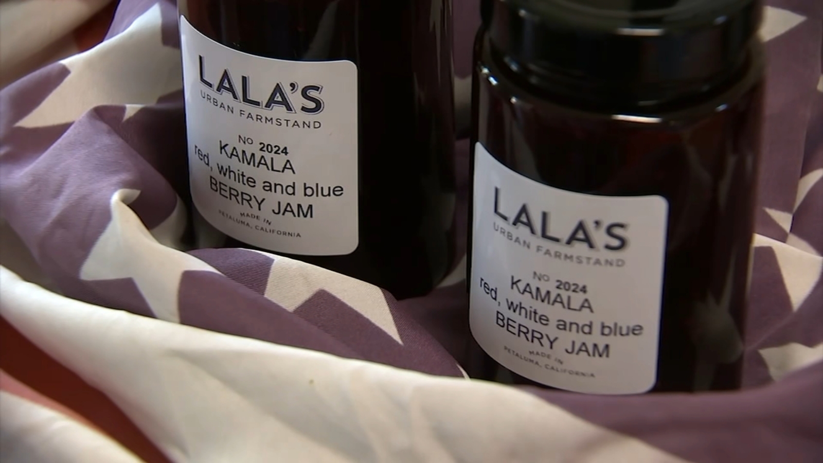 Orders spike for Petaluma shop's 'Kamala Jam' after ABC7 News report ...