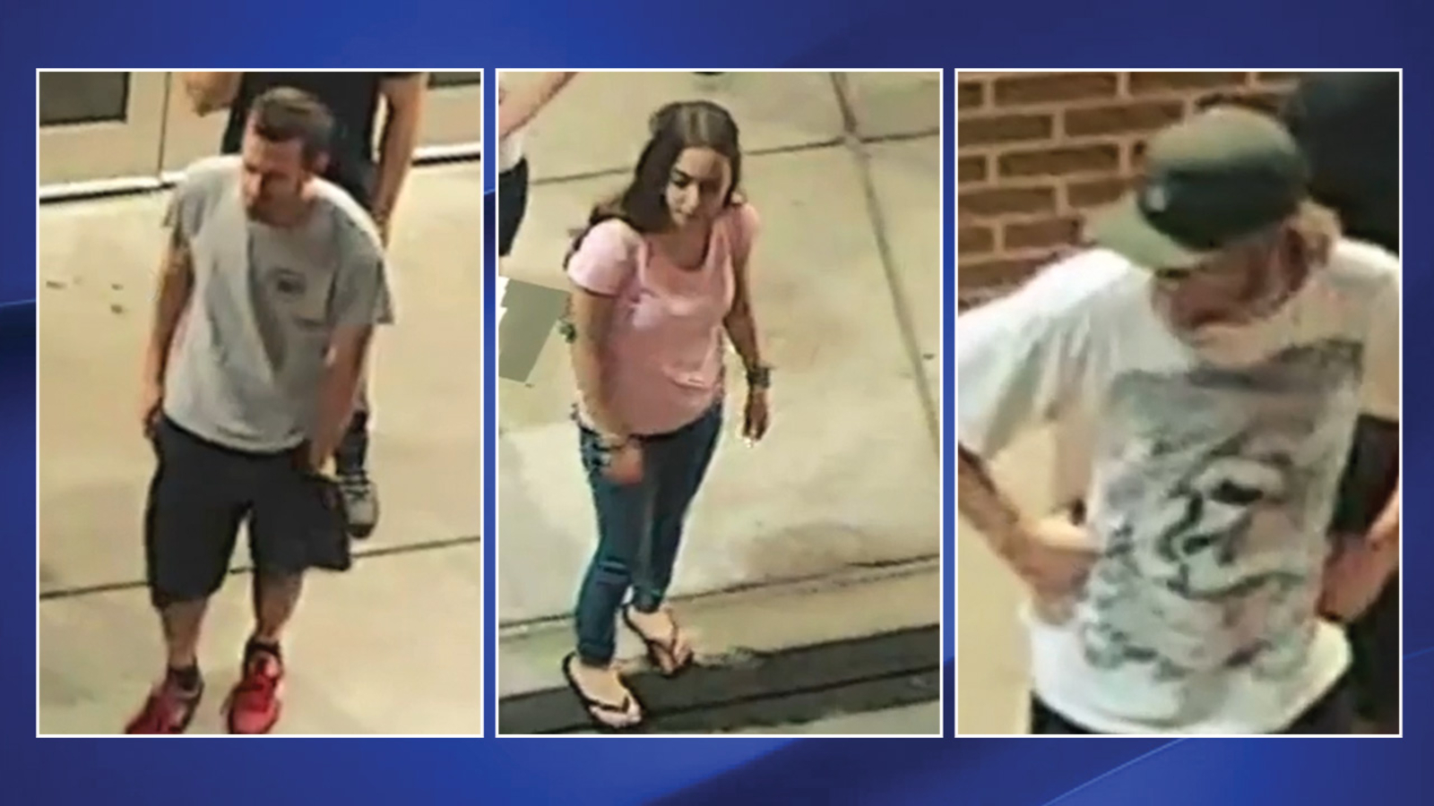 3 suspects wanted for stealing license plate off Philadelphia Police ...