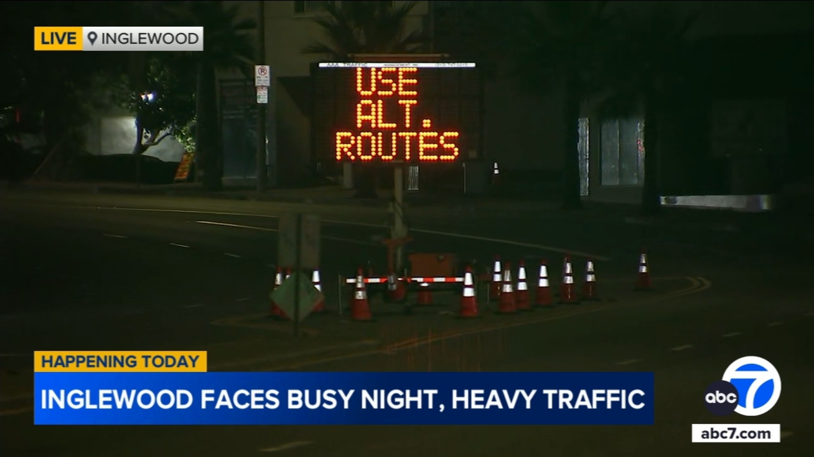 Inglewood bracing for traffic Saturday amid Chargers-Rams game, Olivia ...