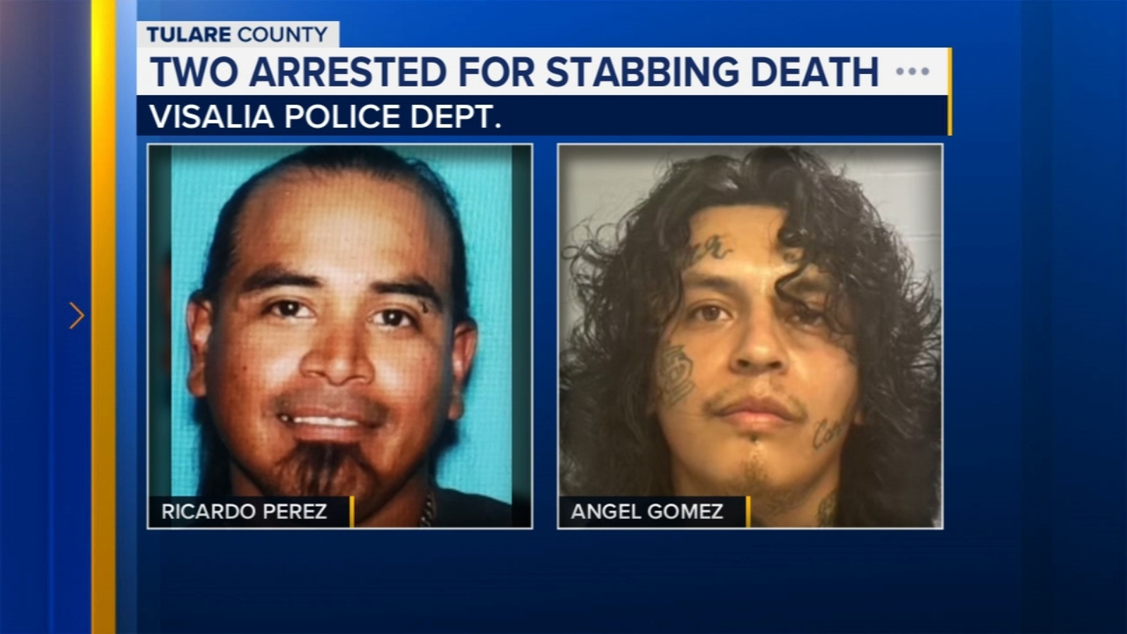 2 arrested for stabbing death of man in Visalia - ABC30 Fresno