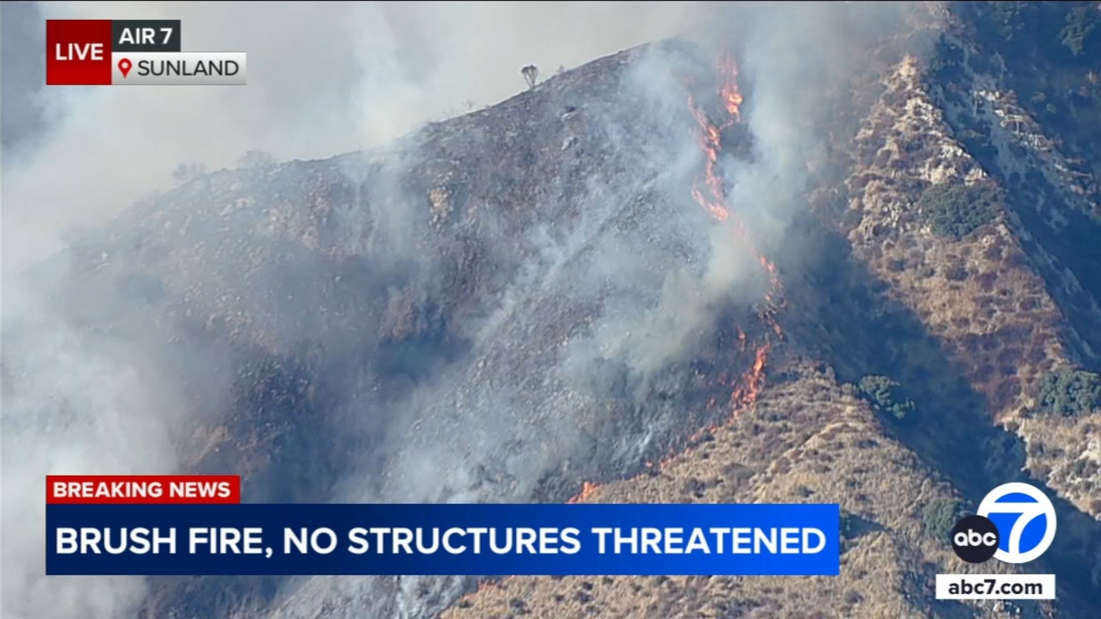 Canyon Fire: Brush fire burns 16 acres in Angeles National Forest near ...