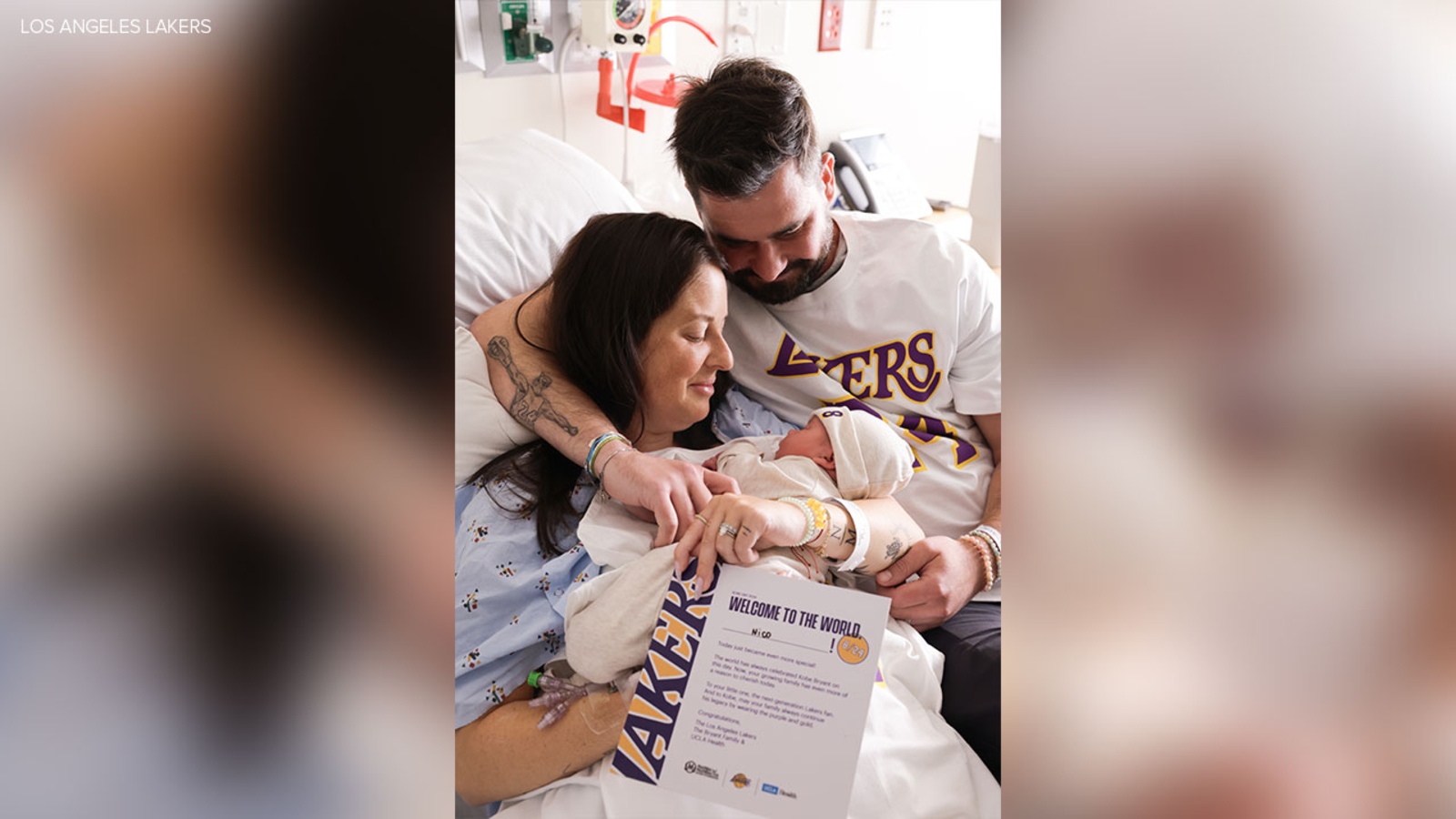 Lakers celebrate babies born at UCLA Health on Kobe Bryant's birthday ...