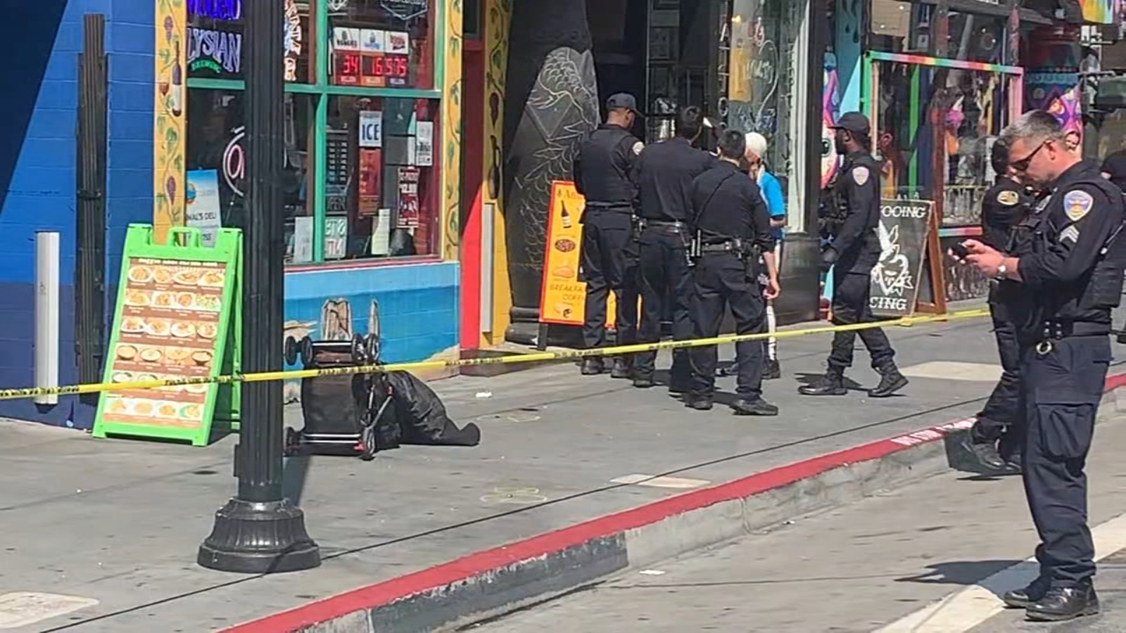 San Francisco police investigated gunfire incident along busy Haight ...