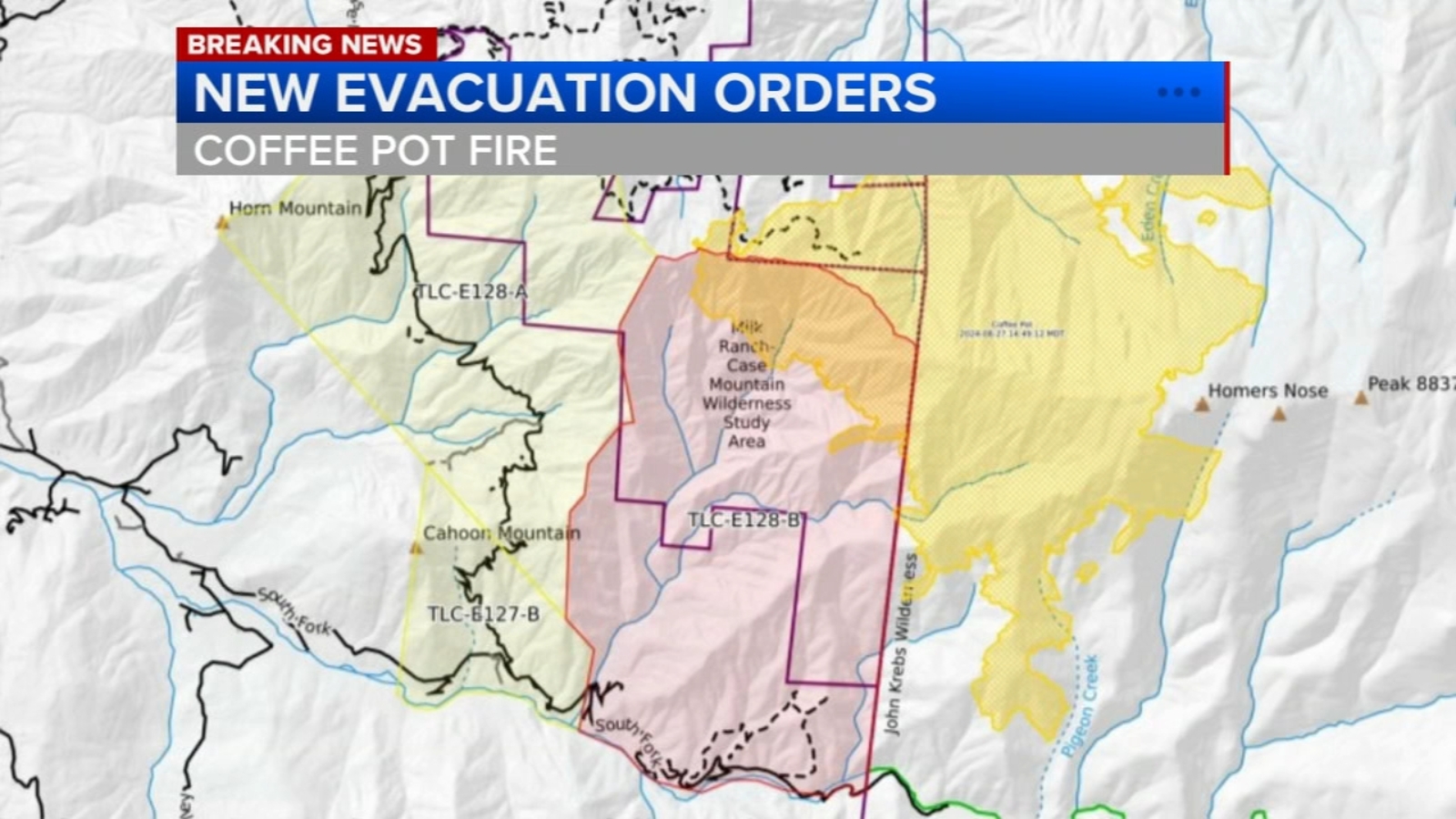 Evacuation order issued as Coffee Pot Fire in Tulare County grows - ABC30 Fresno