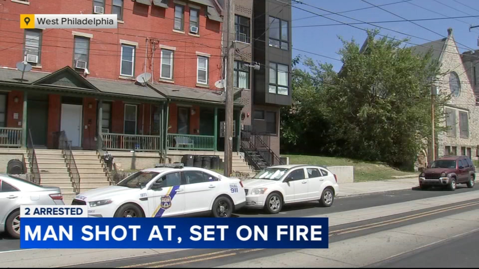 Man in critical condition after being shot at, set on fire in West ...