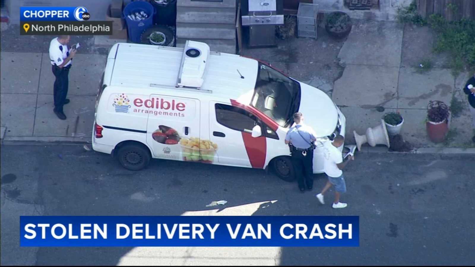 3 wanted for stealing, crashing Edible Arrangements van in Philadelphia ...
