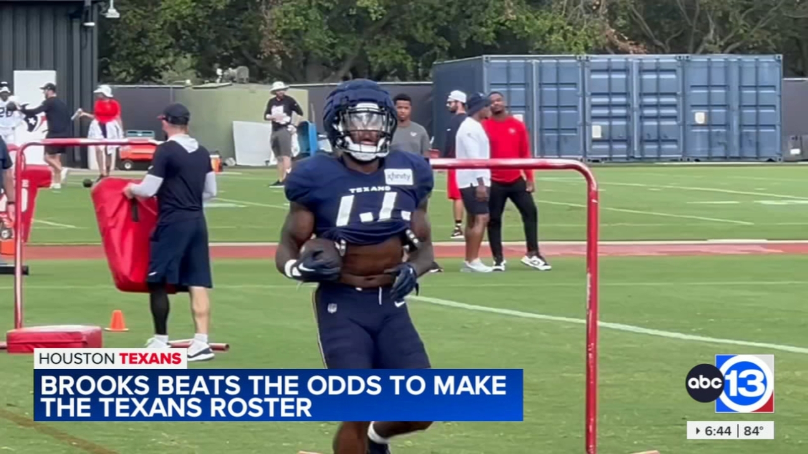 Houston Texans running back British Brooks goes from UNC Tar Heels walk ...