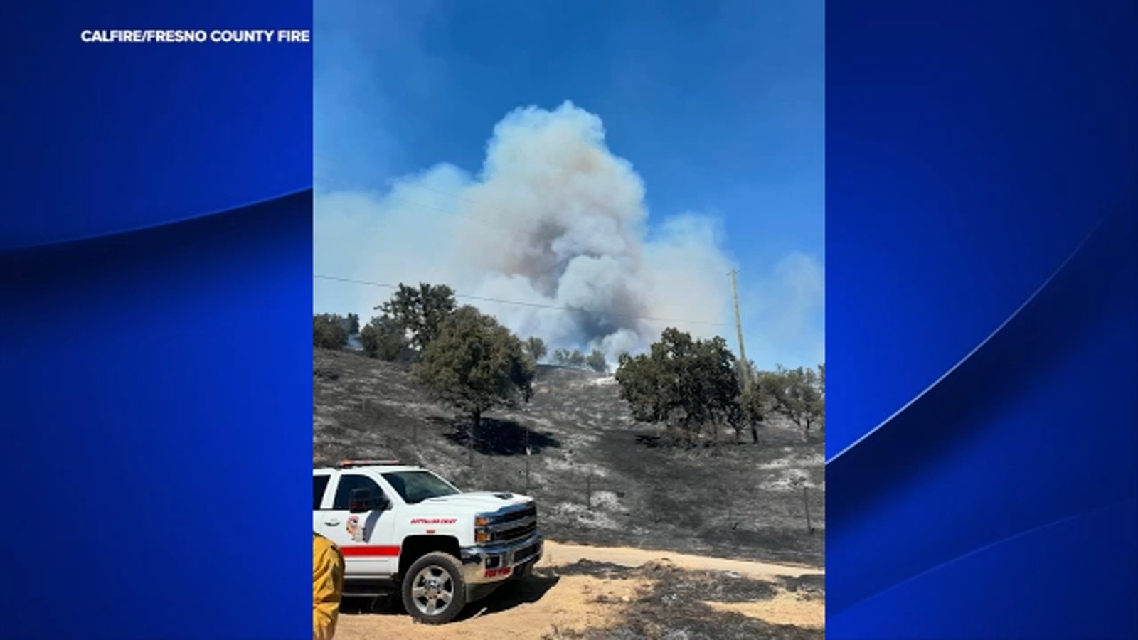 Wildfire shuts down part of Highway 198 near Coalinga - ABC30 Fresno