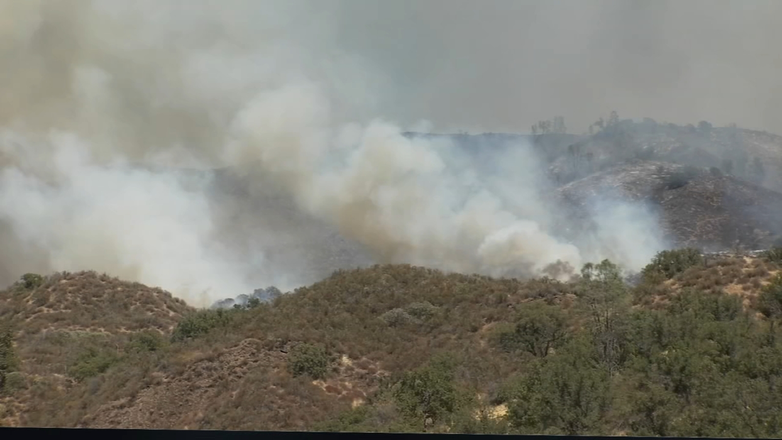 Forward progress stopped on new wildfires near Coalinga as Boone Fire ...