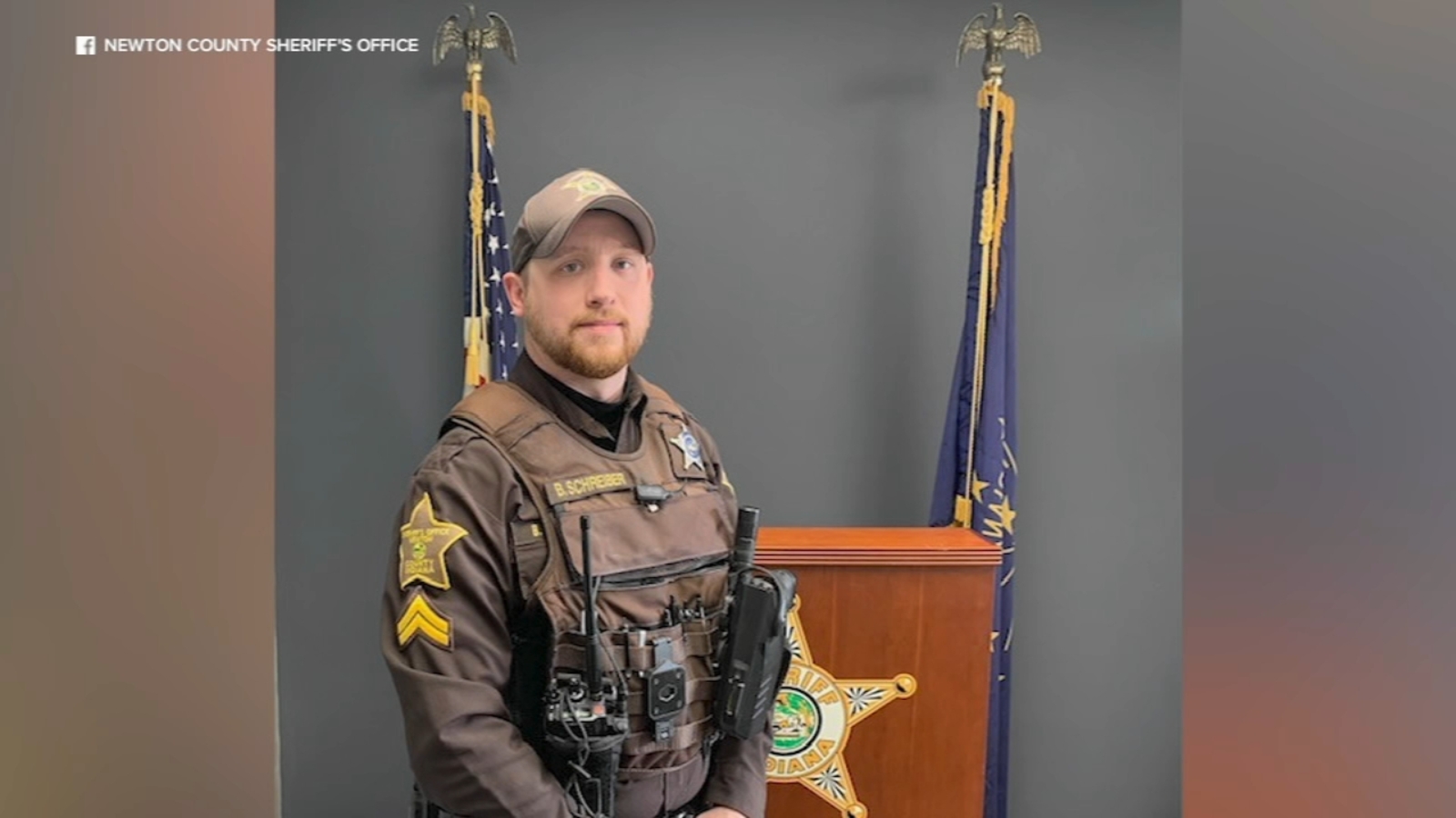 Newton County, Indiana Corporal Brandon Schreiber, an organ donor, will ...