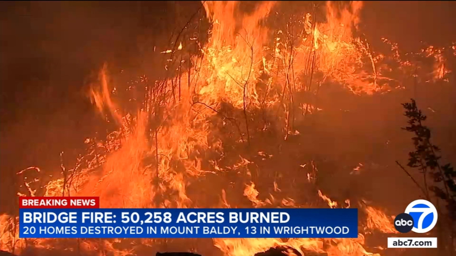 Bridge Fire updates: Wrightwood, Mount Baldy under evacuation orders as ...