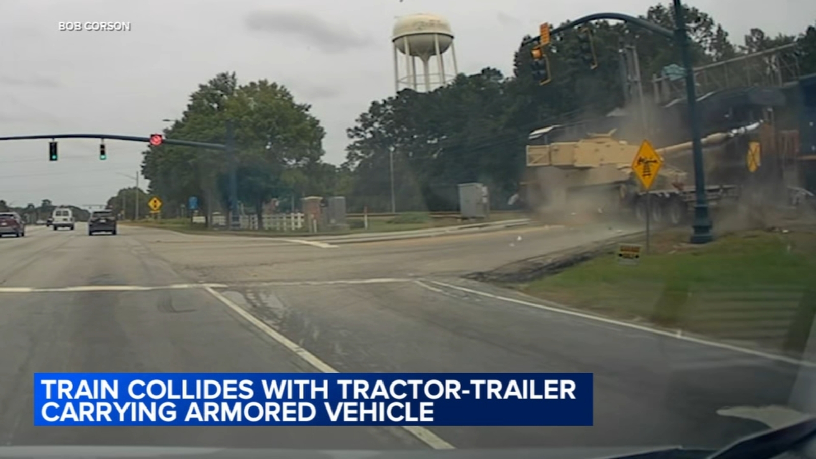 Dramatic video shows train plow into semi carrying tank in Goose Creek ...
