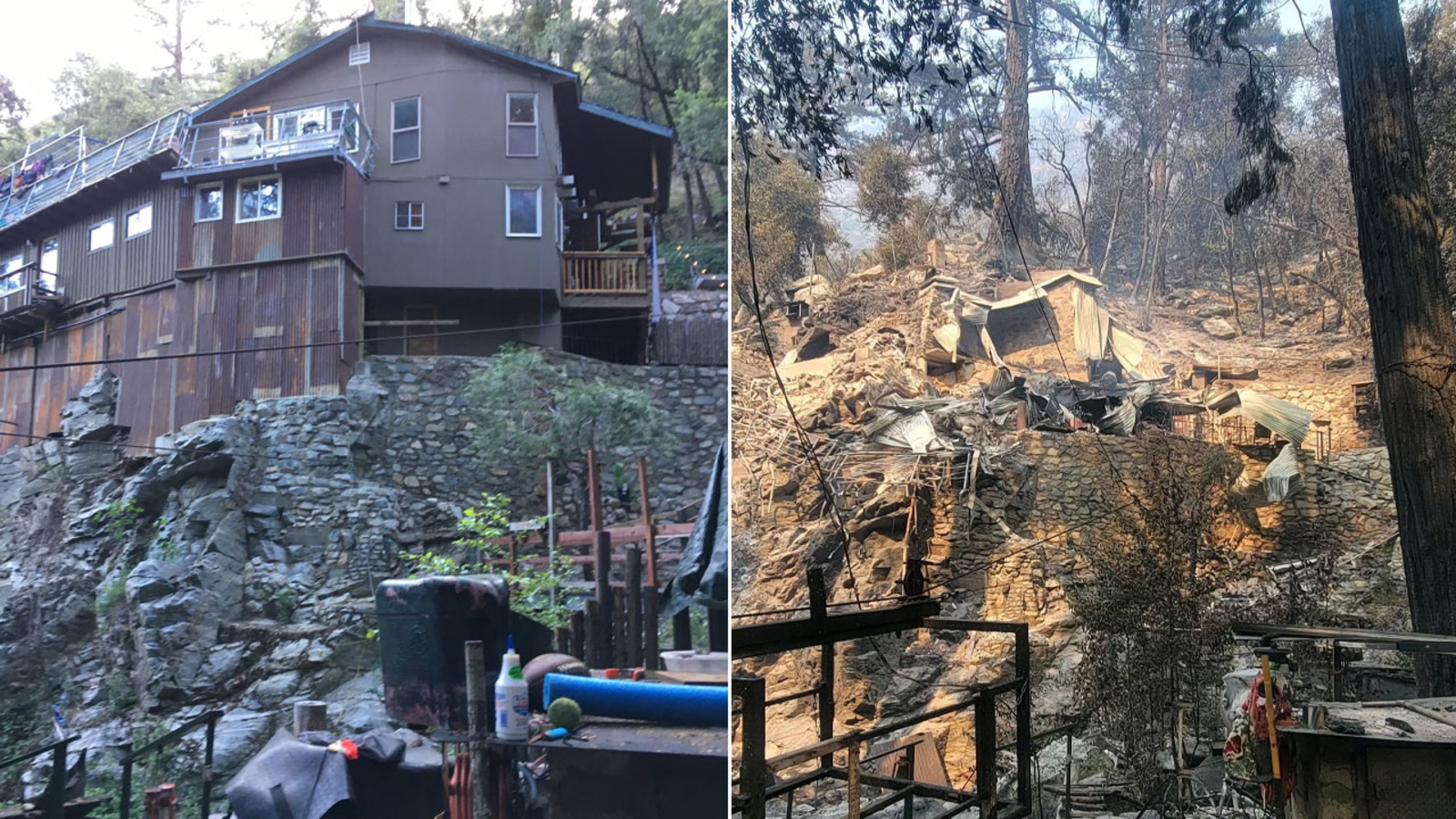 Mount Baldy man loses childhood home in Bridge Fire: 'I really never ...