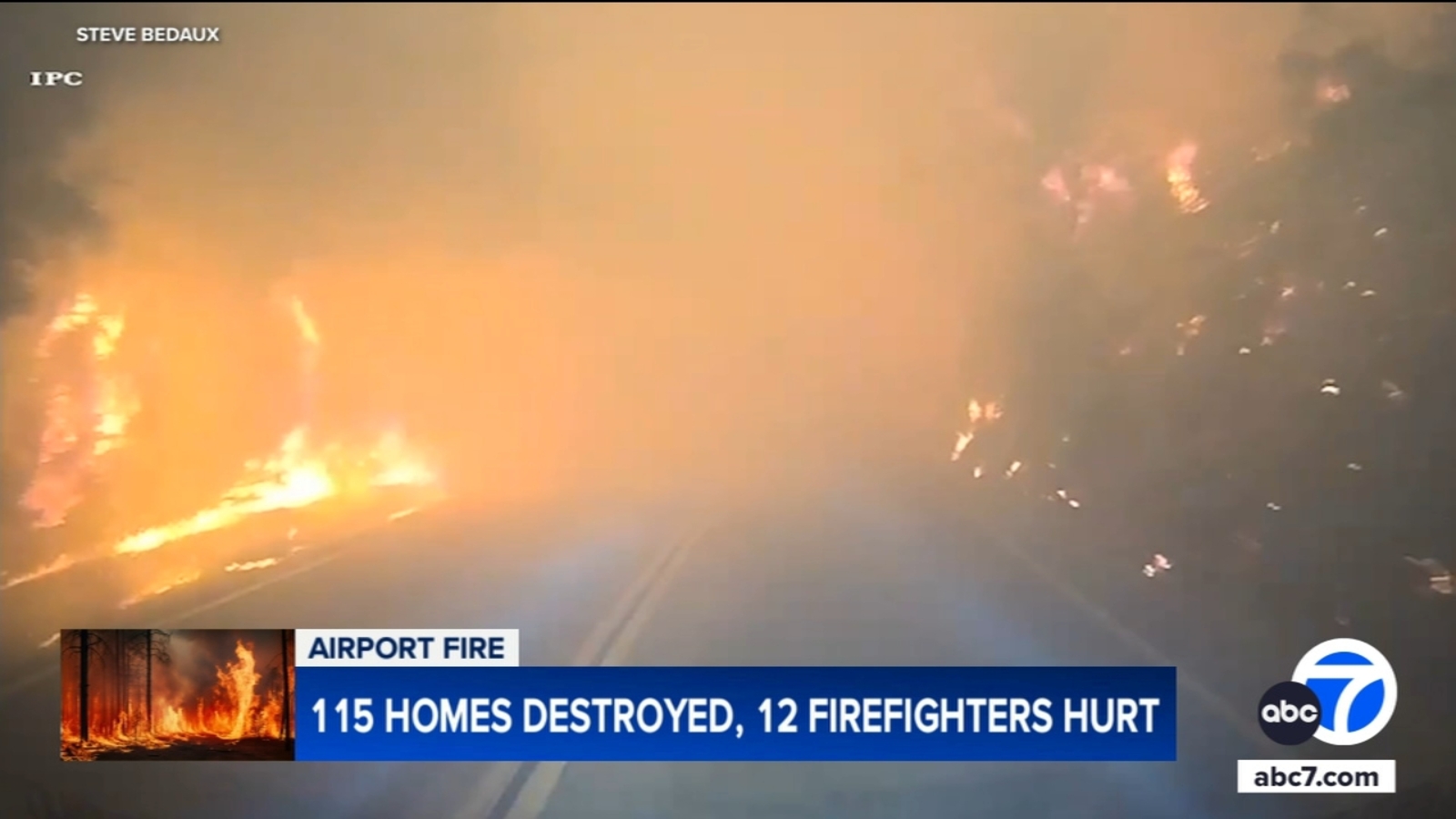 Airport Fire: More than 100 homes destroyed as crews make progress in ...