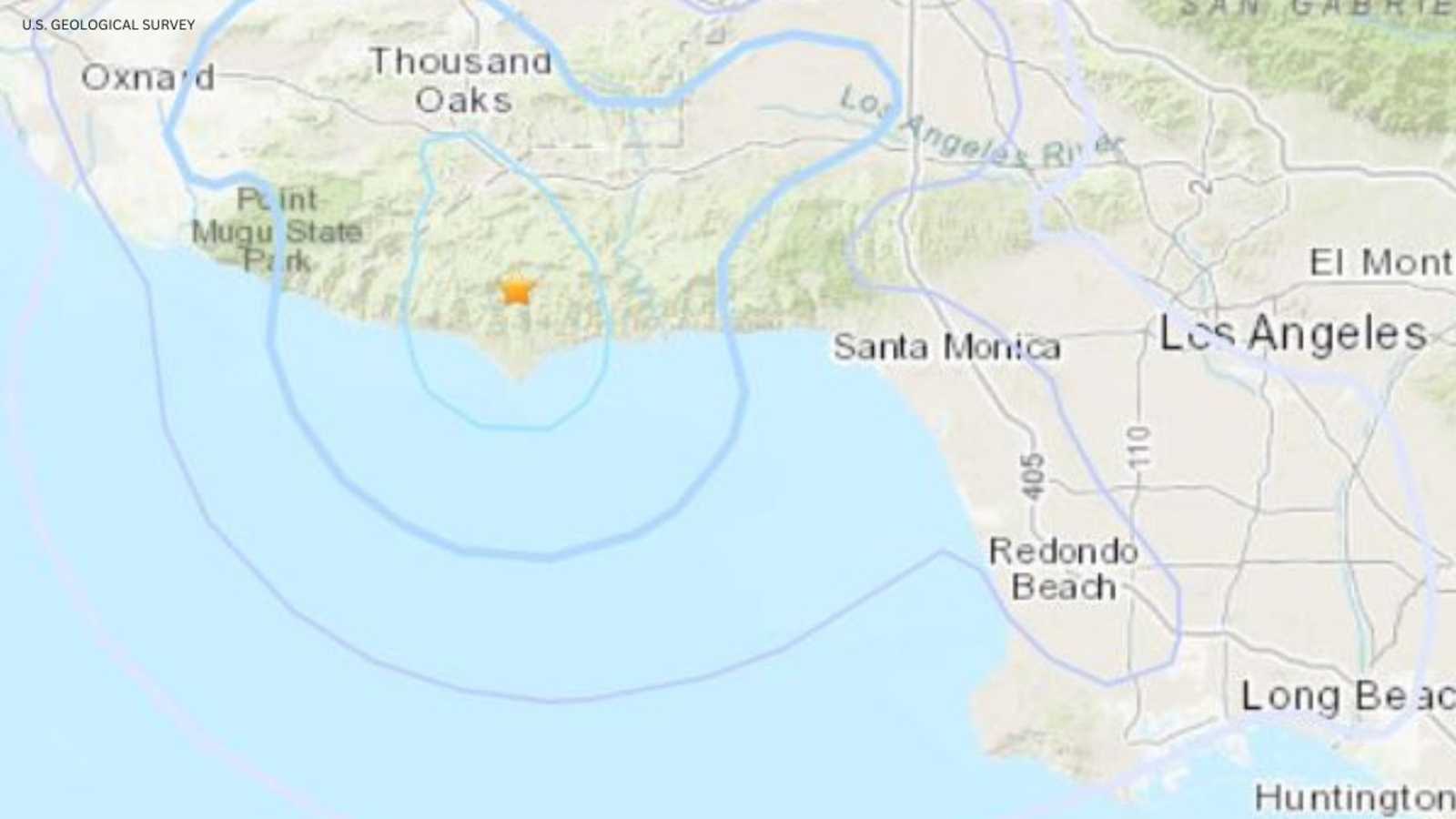3.6 magnitude earthquake hits Los Angeles area, centered in Malibu ...