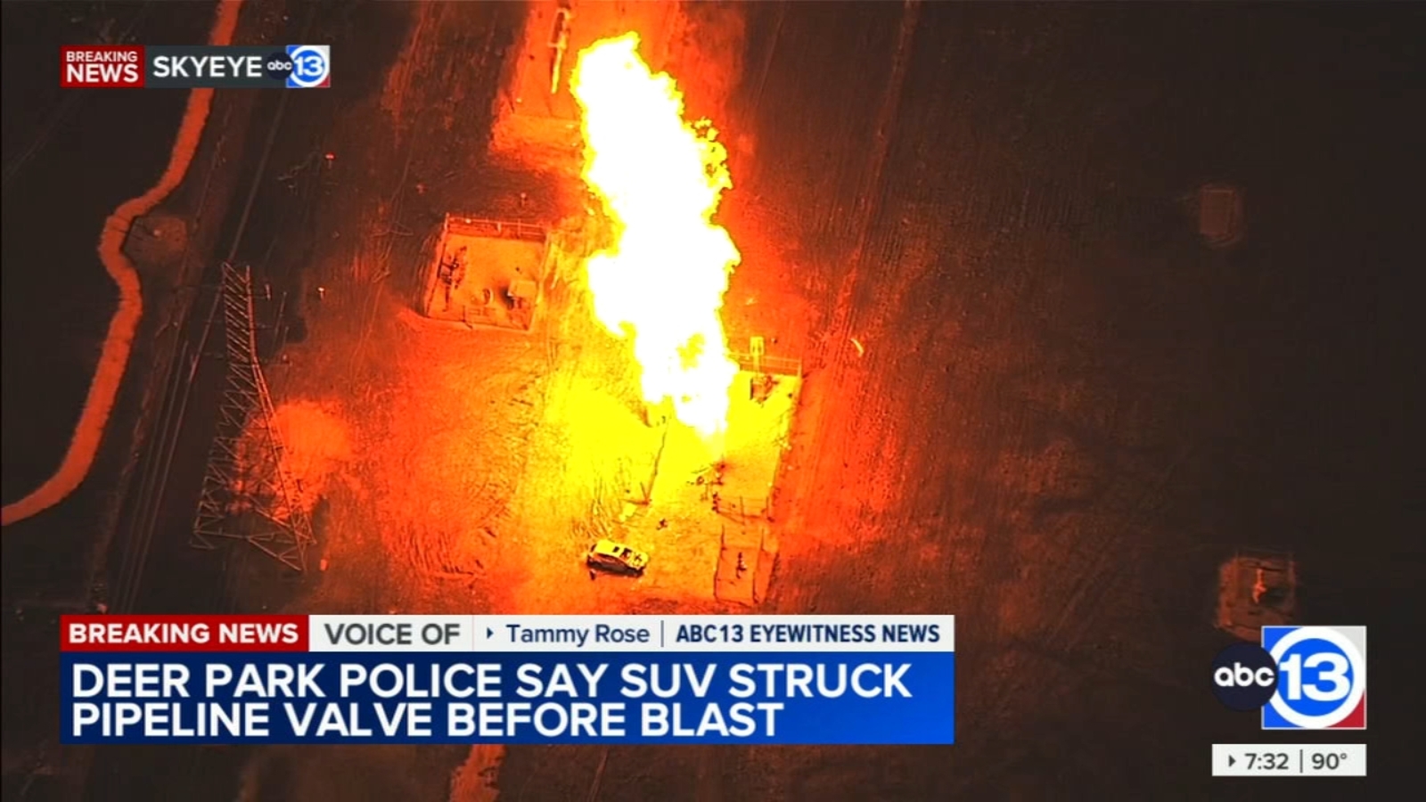 Deer Park pipeline explosion sparked by SUV hitting valve along Spencer ...