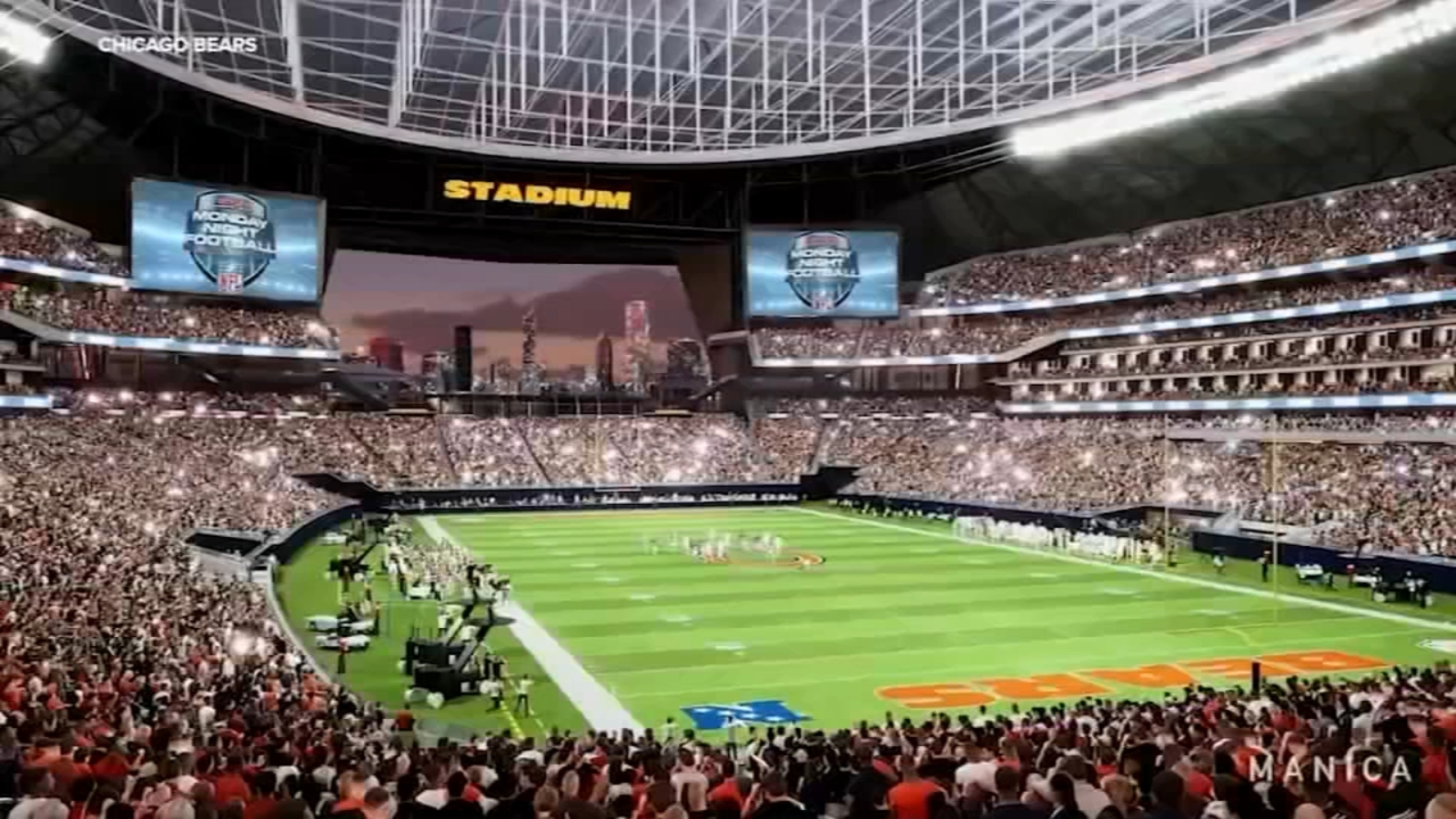 New Chicago Bears stadium on lakefront opposed by Friends of the Park ...