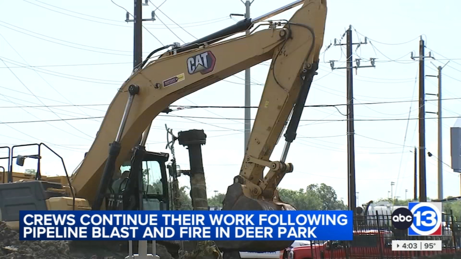 Deer Park pipeline blast site under repairs days after explosion forced ...