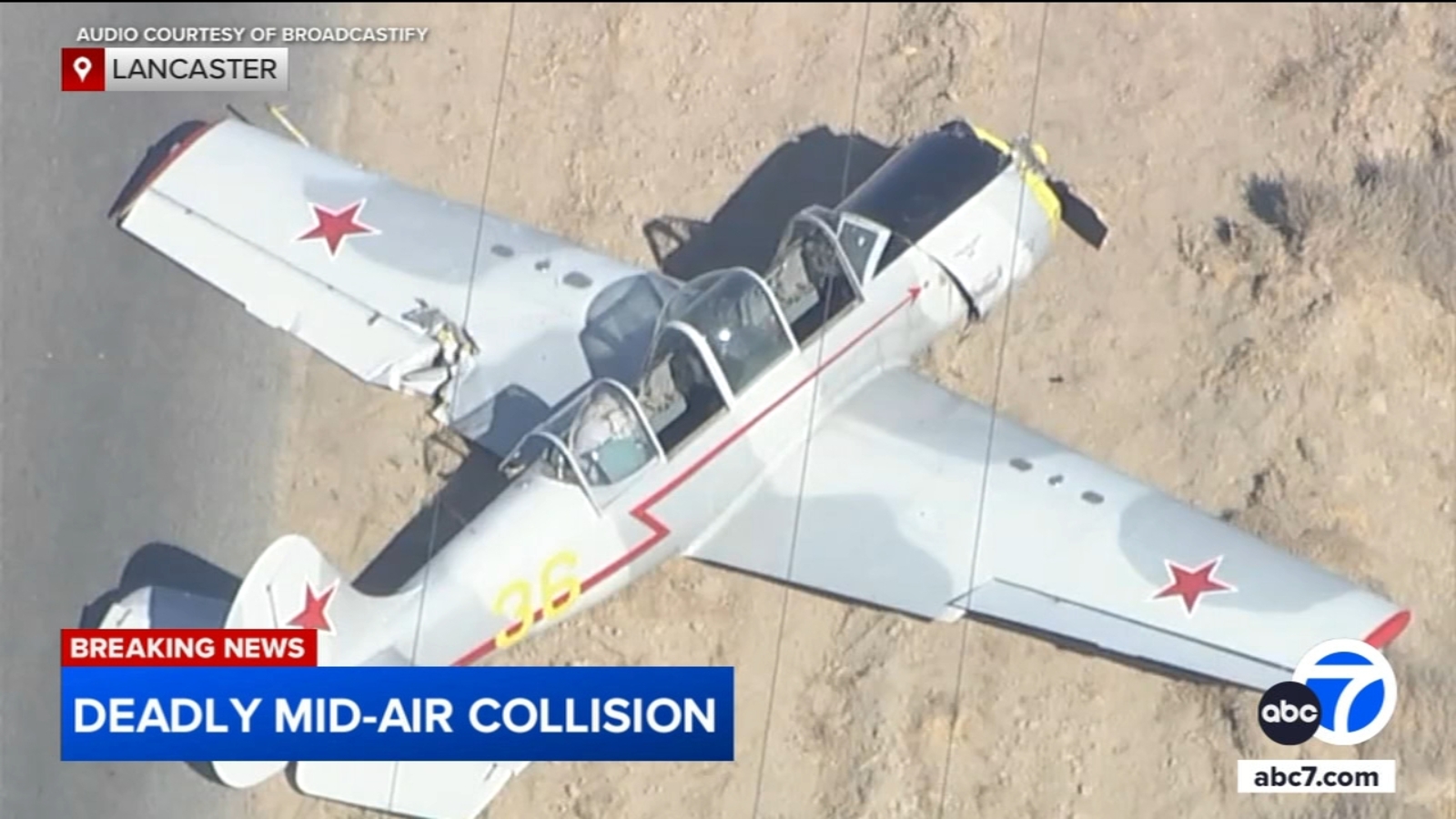 Plane crash: Pilot dies after planes collide mid-air in Lancaster area ...