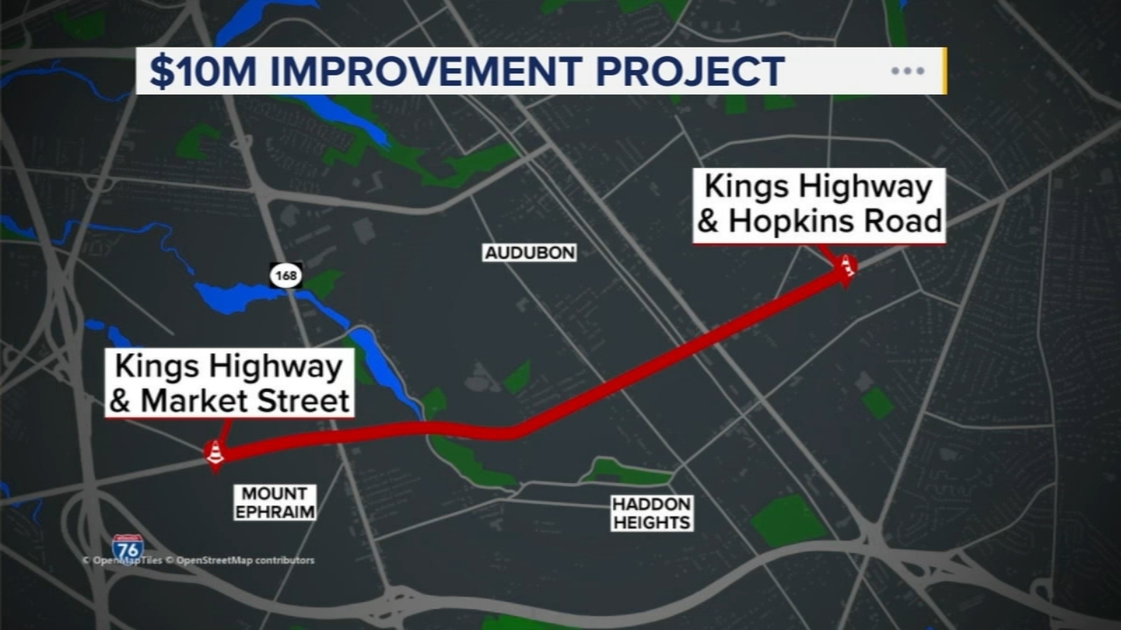 $10 million road project along Kings Highway breaks ground in Camden ...