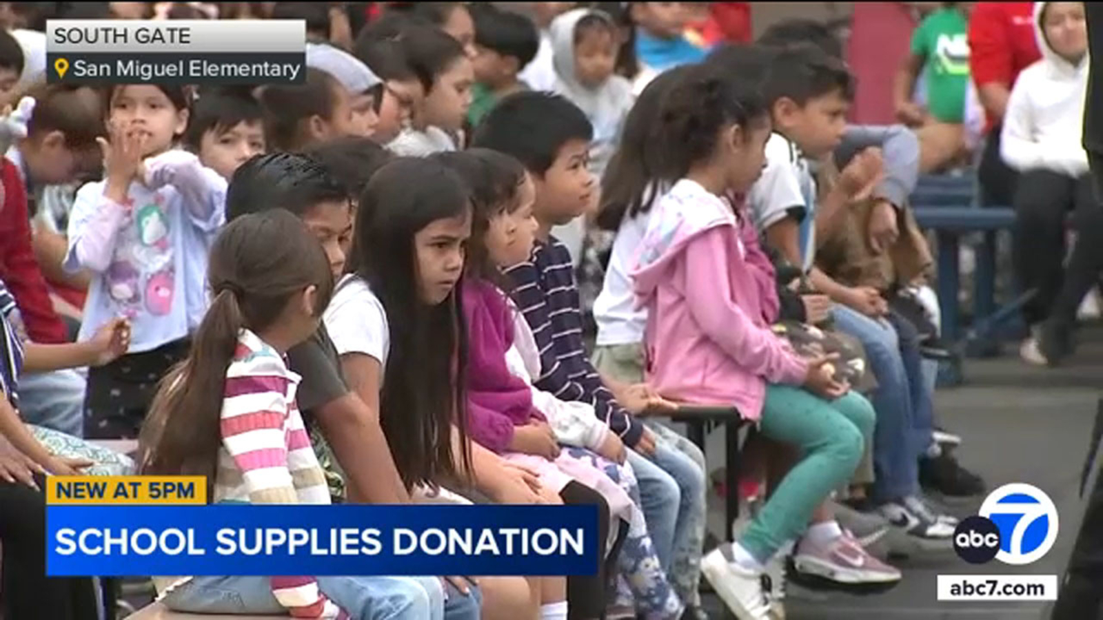 Students, teachers at South Gate elementary get new supplies thanks to ...
