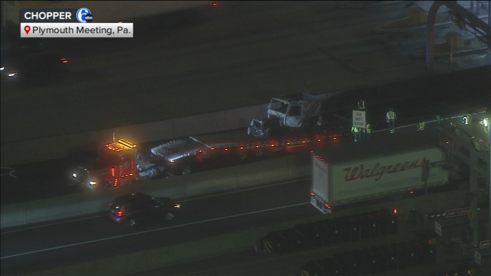 Truck fire blocks lanes, causes delays on I-476 NB near Chemical Road ...