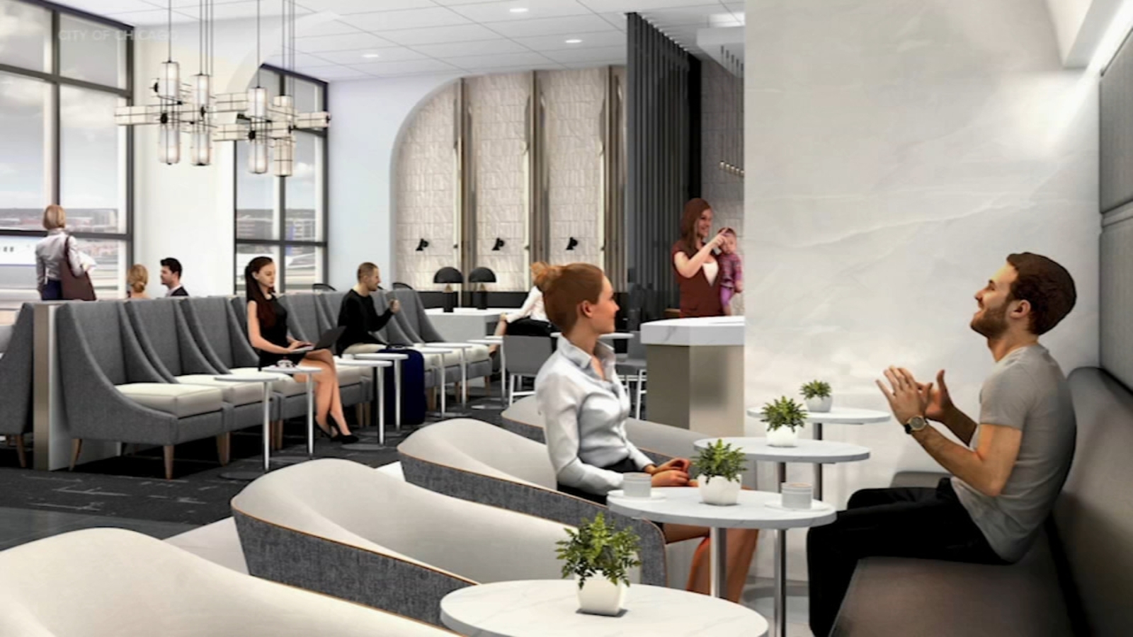 Chicago airport lounges: Midway Airport to open first-ever passenger ...