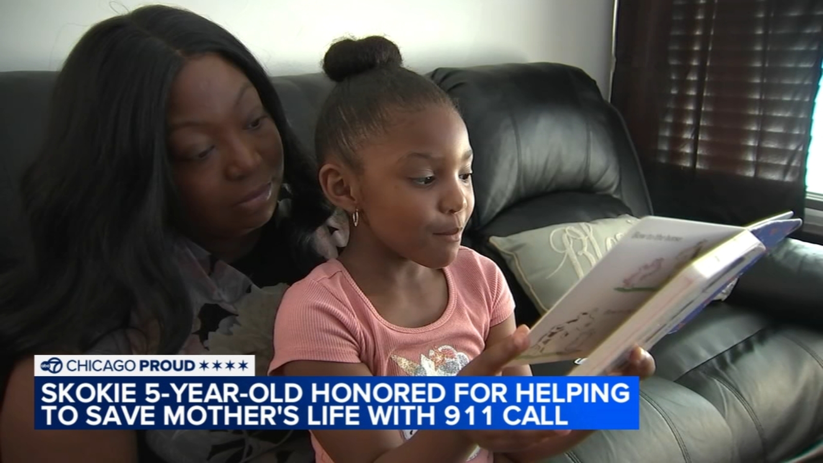 Skokie police honor 5-year-old girl Zoey Reddick who helped save mother ...