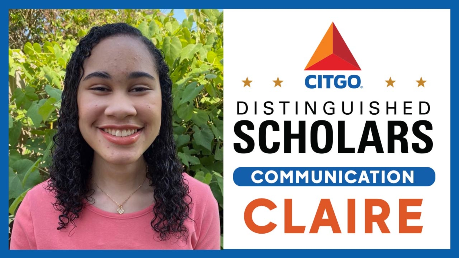 CITGO Distinguished Scholars: Communication (Claire) - ABC13 Houston