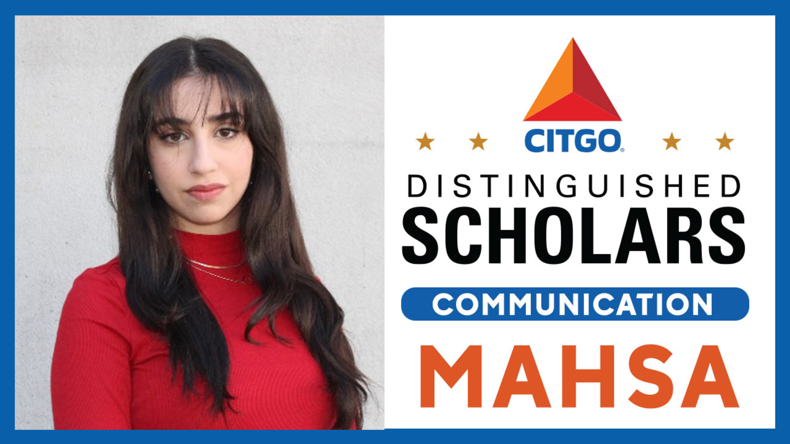 CITGO Distinguished Scholars: Communication (Mahsa) - ABC13 Houston