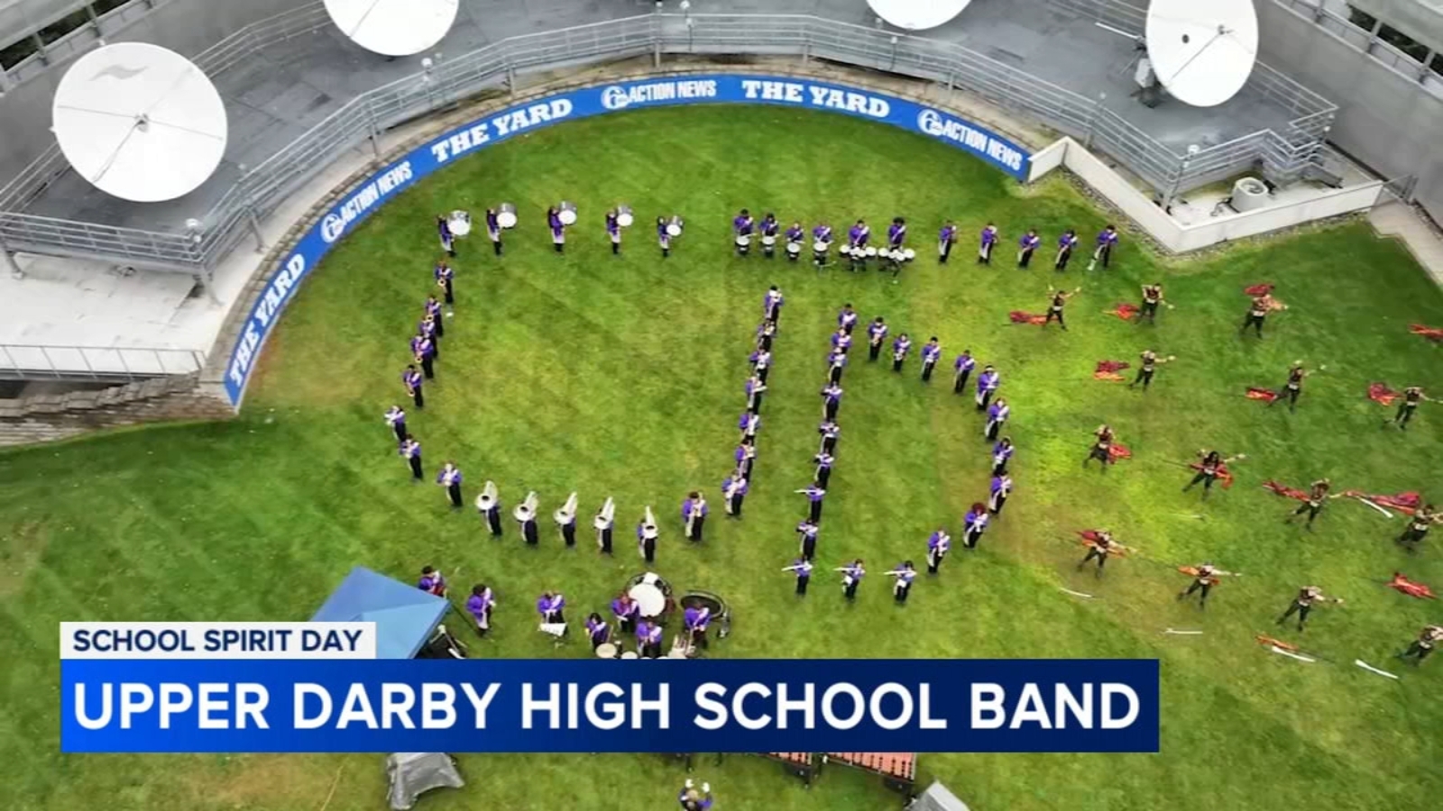 School Spirit: 6abc Welcomes Upper Darby Marching Royals high school ...