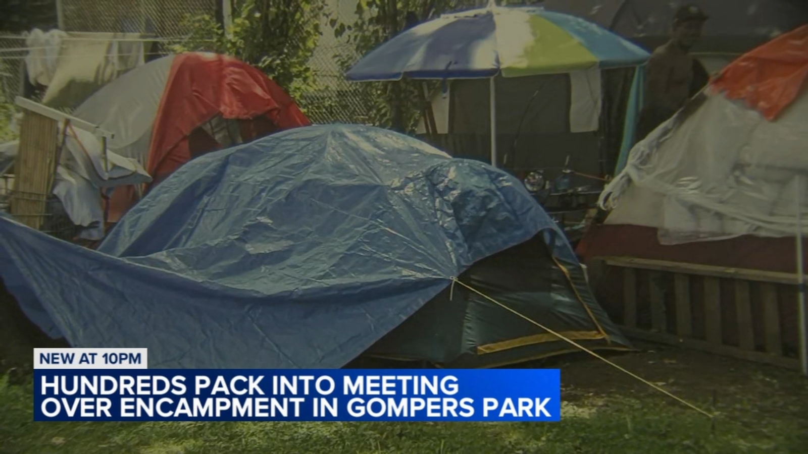Residents pack meeting on Gompers Park encampment on Northwest Side ...