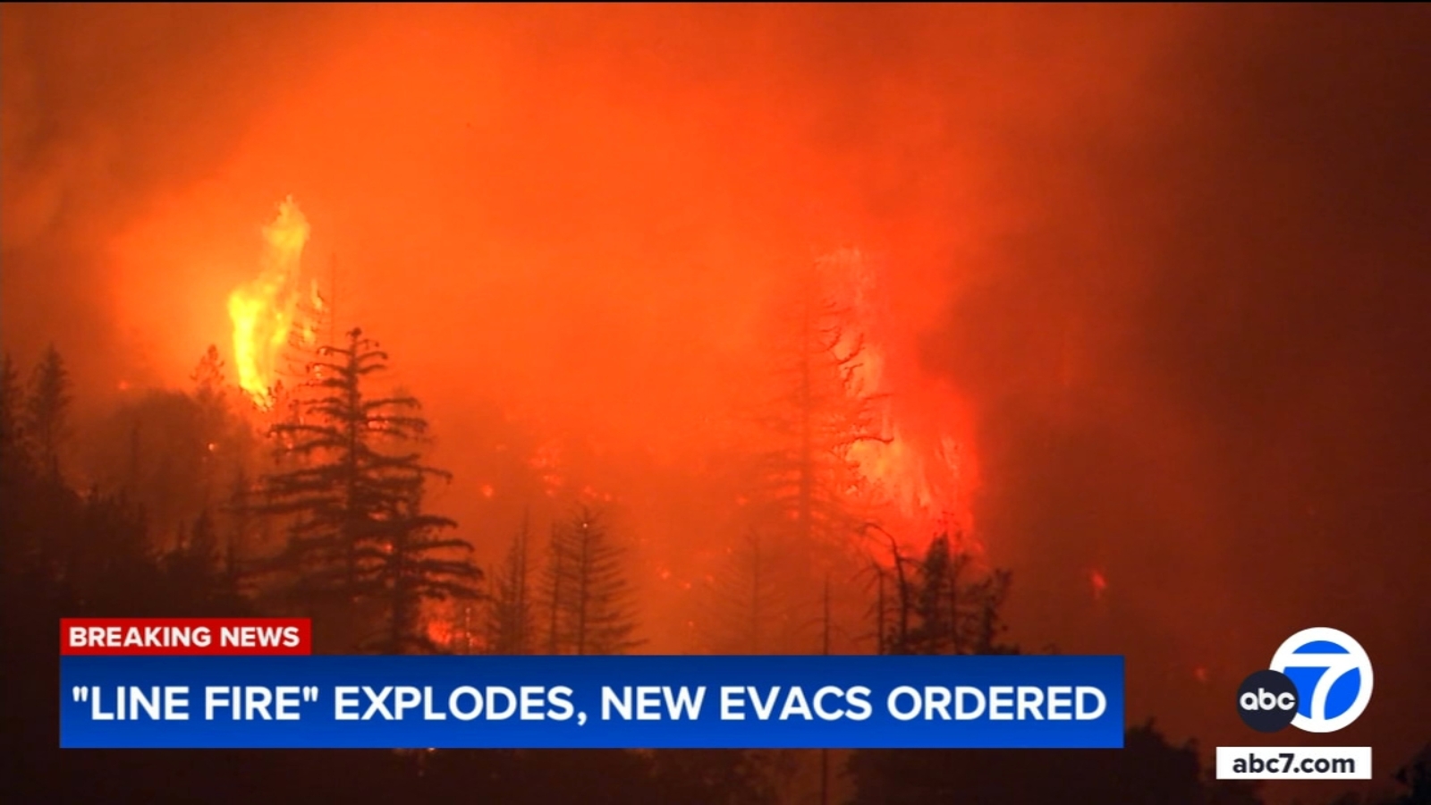 Line Fire: New evacuation orders and warnings issued in San Bernardino ...