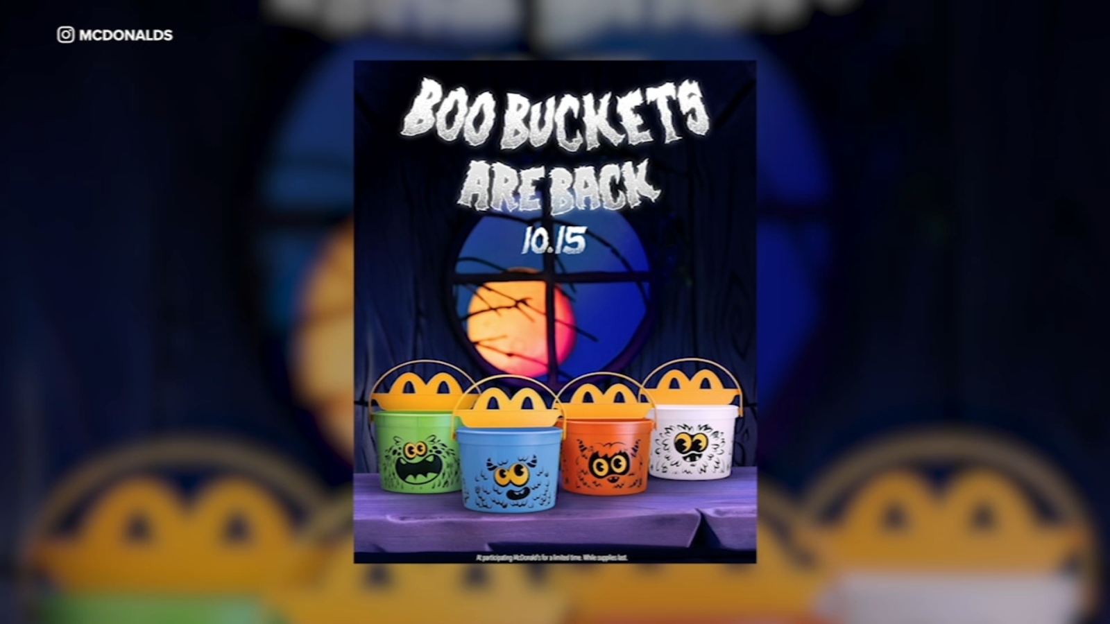 McDonalds Halloween buckets AKA 'Boo Buckets' are back at McDonald's ...