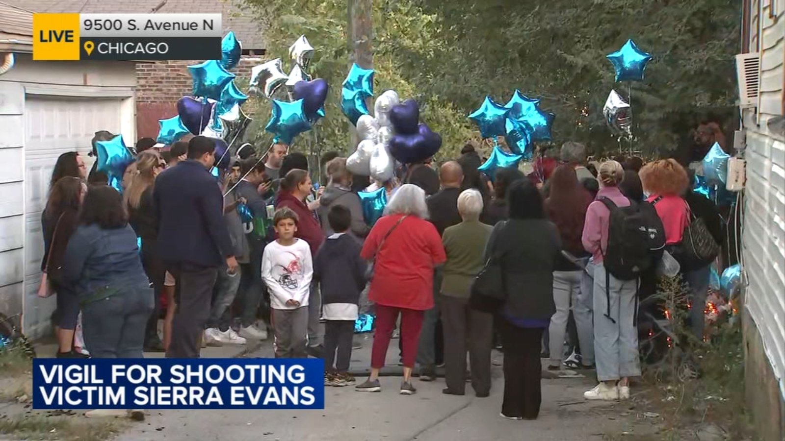 Chicago shooting: Vigil held for Sierra Evans, woman found fatally shot ...