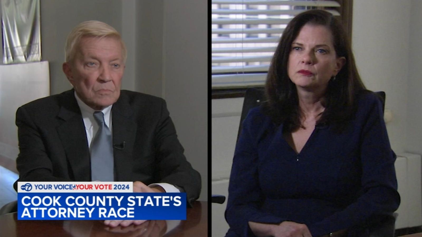 Cook County State's Attorney candidates Eileen O'Neill Burke and Bob ...