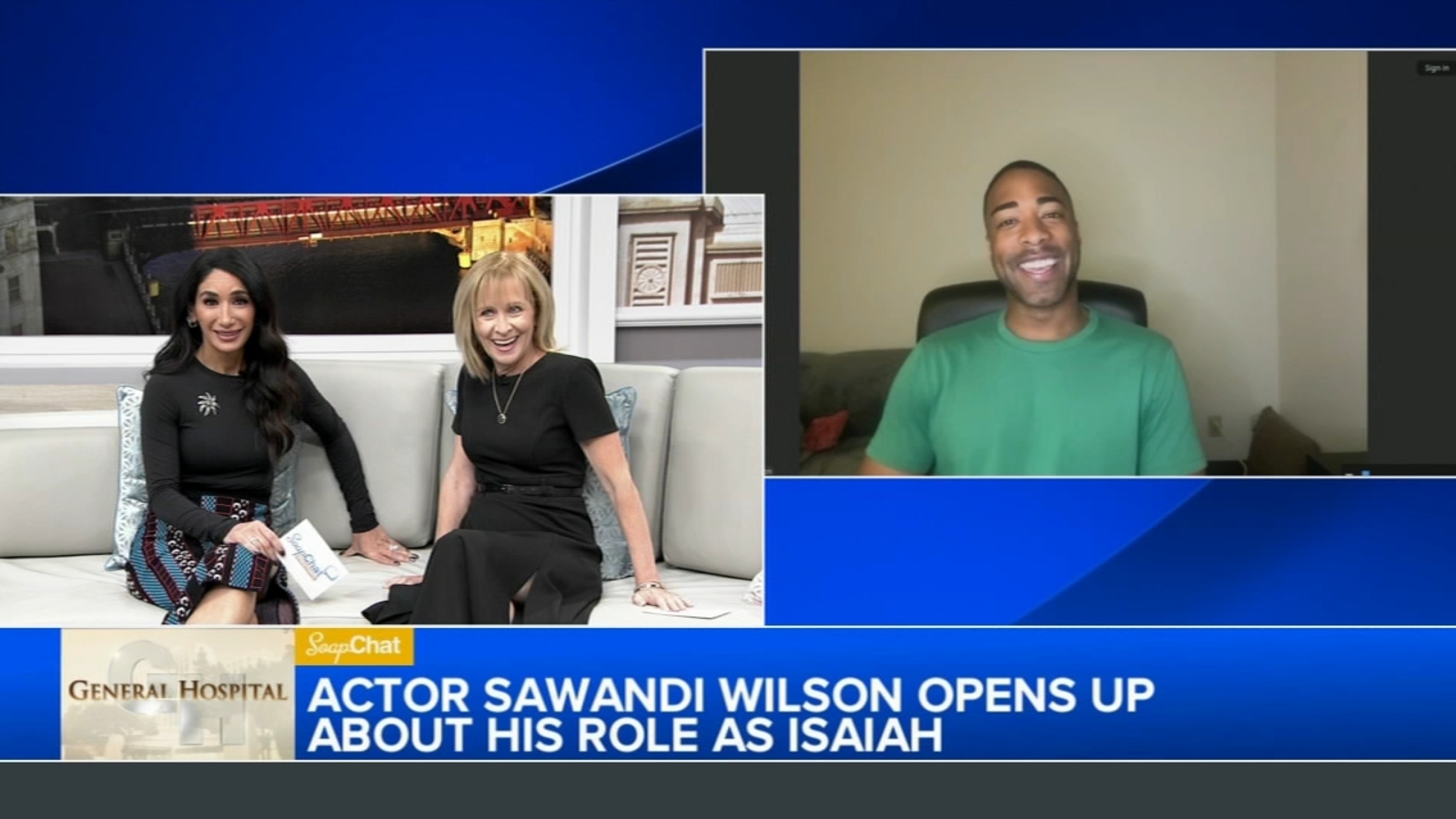 Soap Chat: Getting to know General Hospital's 'Isaiah' - ABC7 Chicago