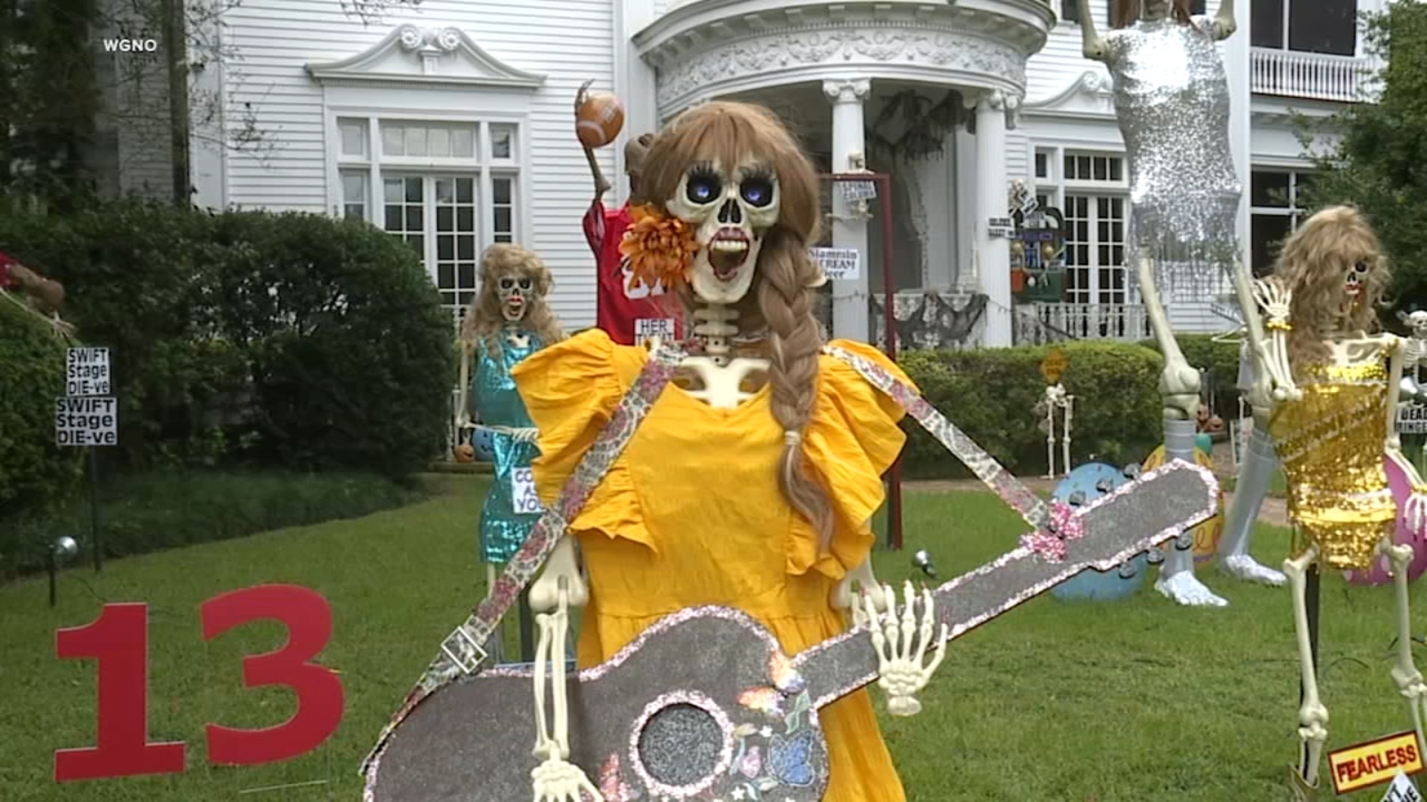 Halloween 2024: Taylor Swift-themed skeleton house pays homage to ...