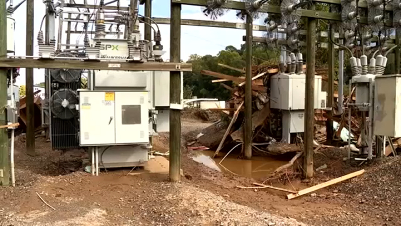 Helene damages Duke Energy substation, company says it has to be rebuilt as crews work to ...