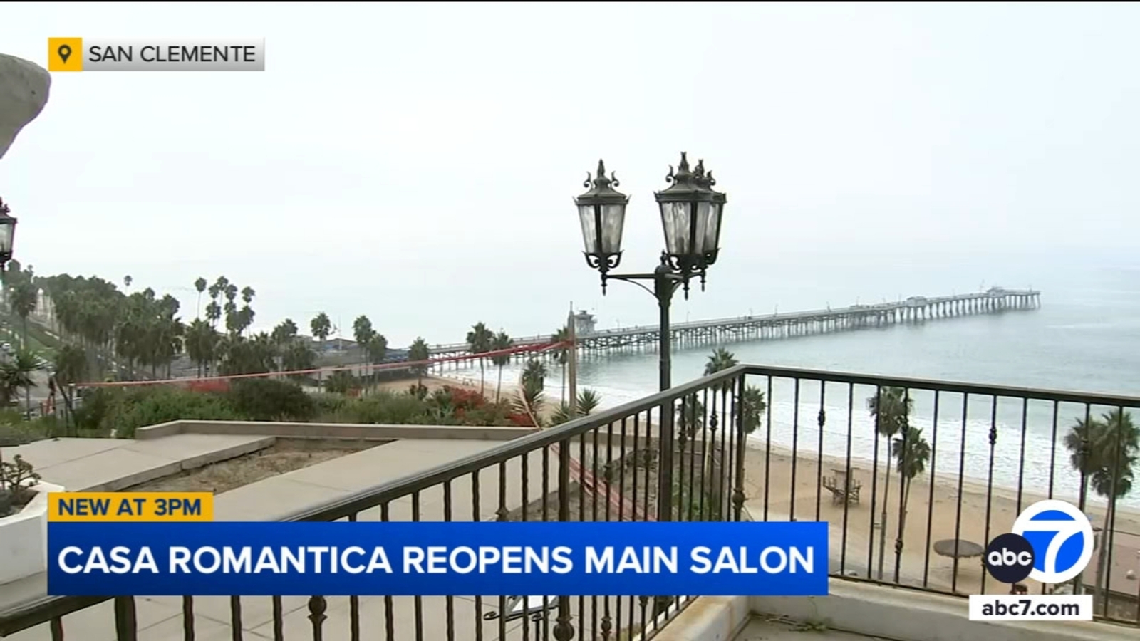 Casa Romantica reopens main salon 18 months after devastating landslide ...