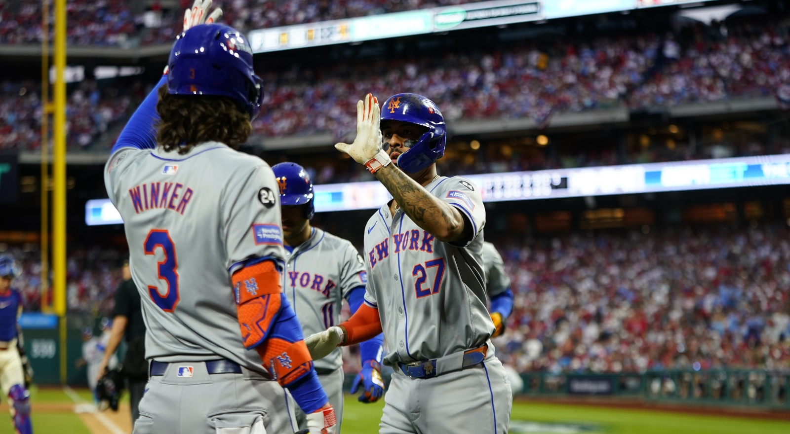 Mets come back to beat Phillies 6-2 in Game 1 of NLDS - ABC7 New York