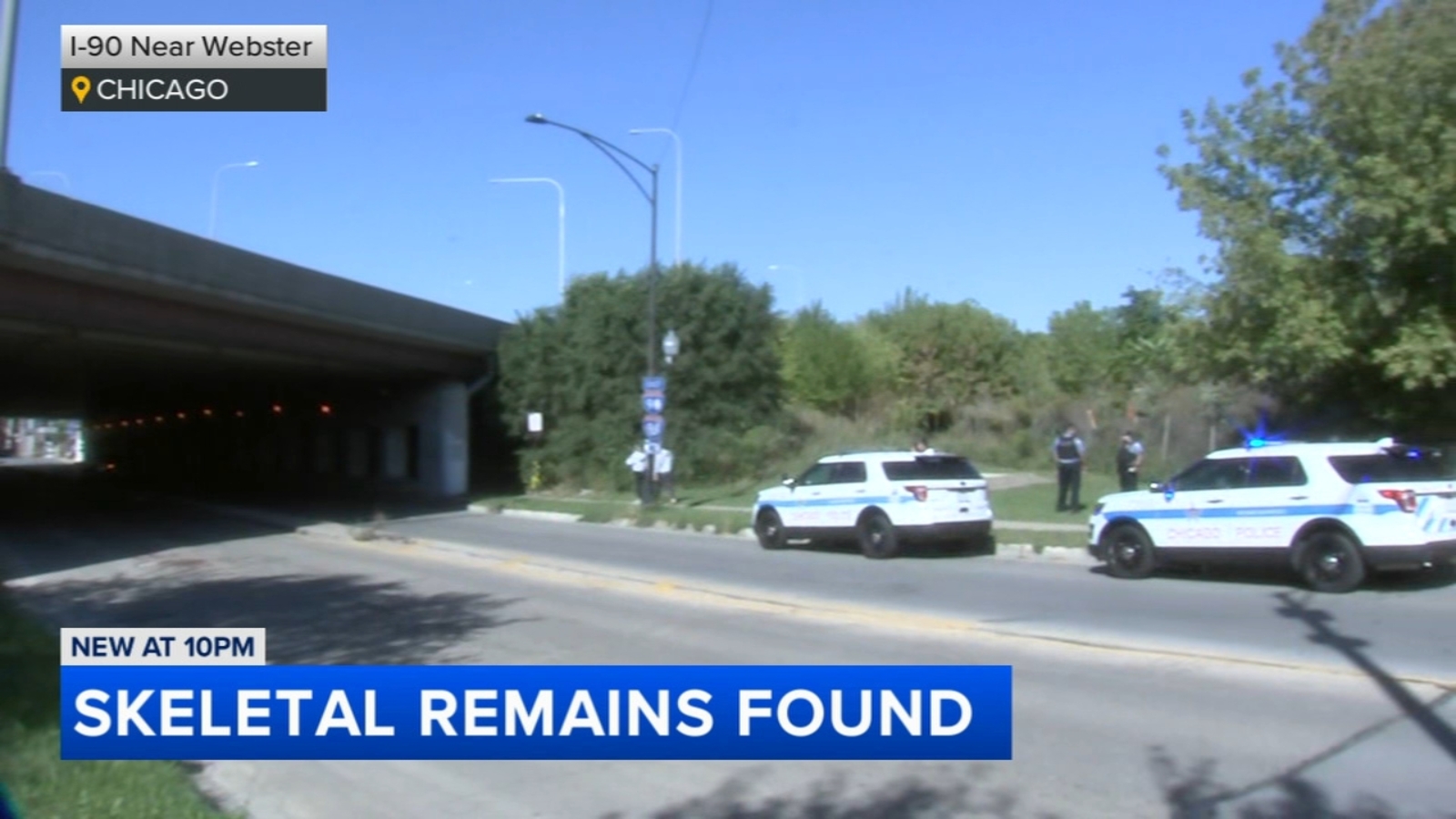 Skeletal remains found in embankment on state property in Chicago near ...
