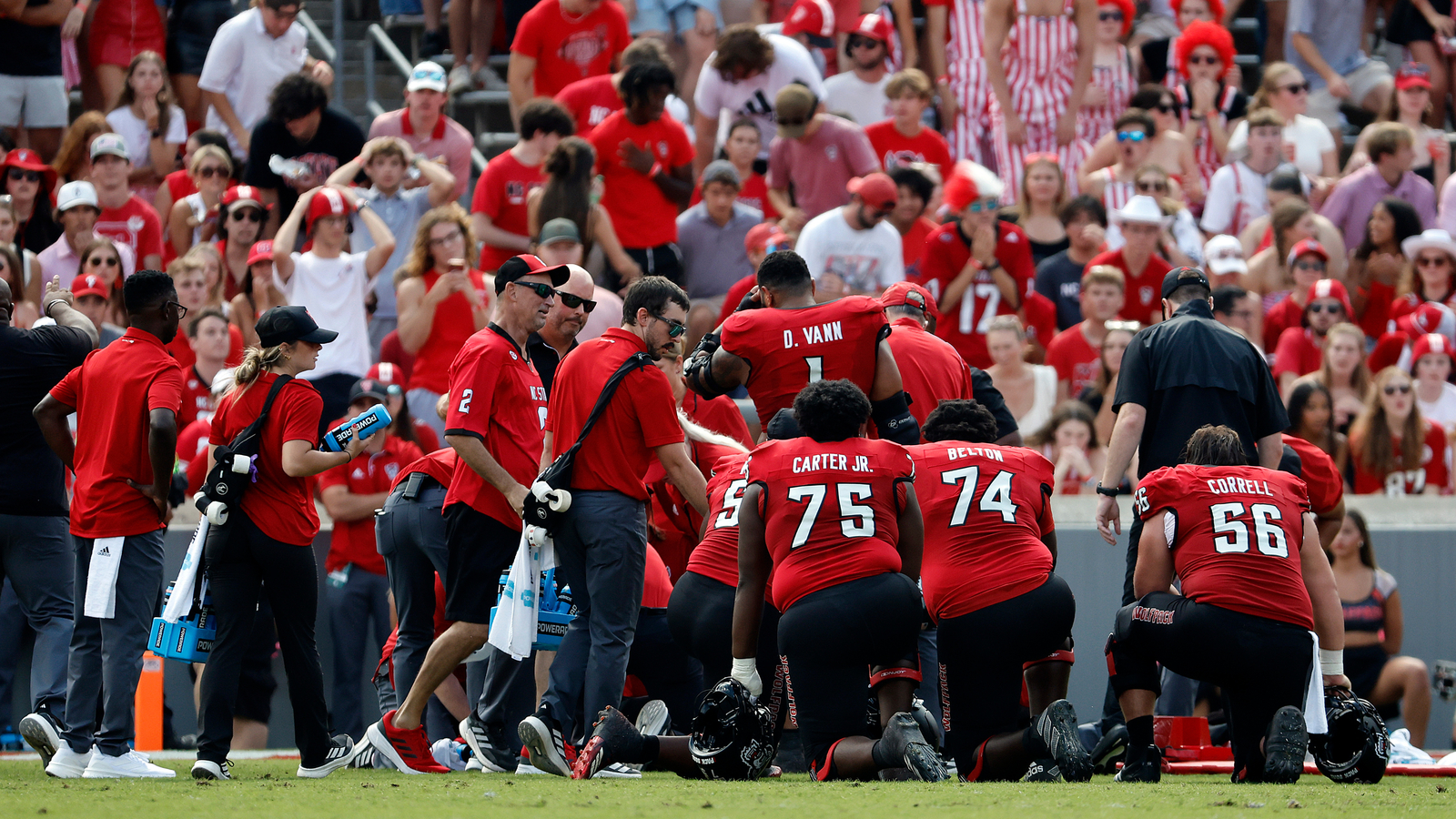 College football | NC State QB Grayson McCall released from hospital ...