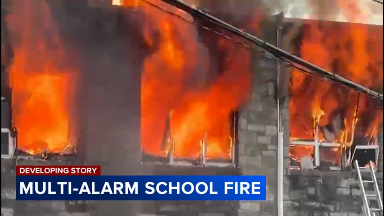 Firefighters battle fire at St. Francis of Assisi School in Springfield ...