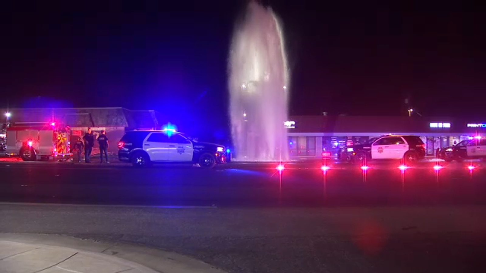 Man hospitalized after being hit by car whose tire blew out in north Fresno - ABC30 Fresno