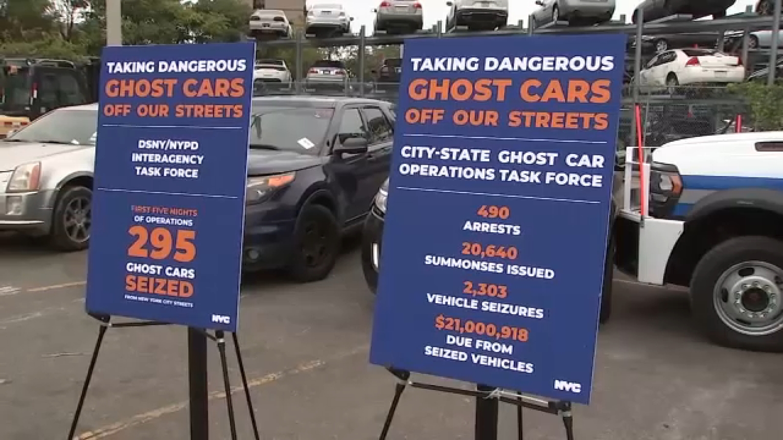 MTA, NYPD impound nearly 300 vehicles in latest 'ghost cars' crackdown ...