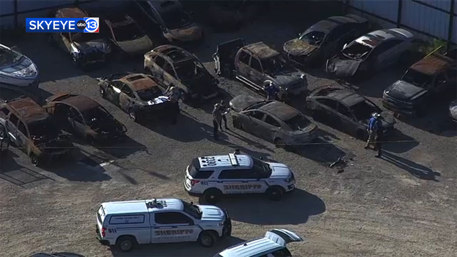 Burnt vehicle found with remains in passenger seat in Spring tied to ...